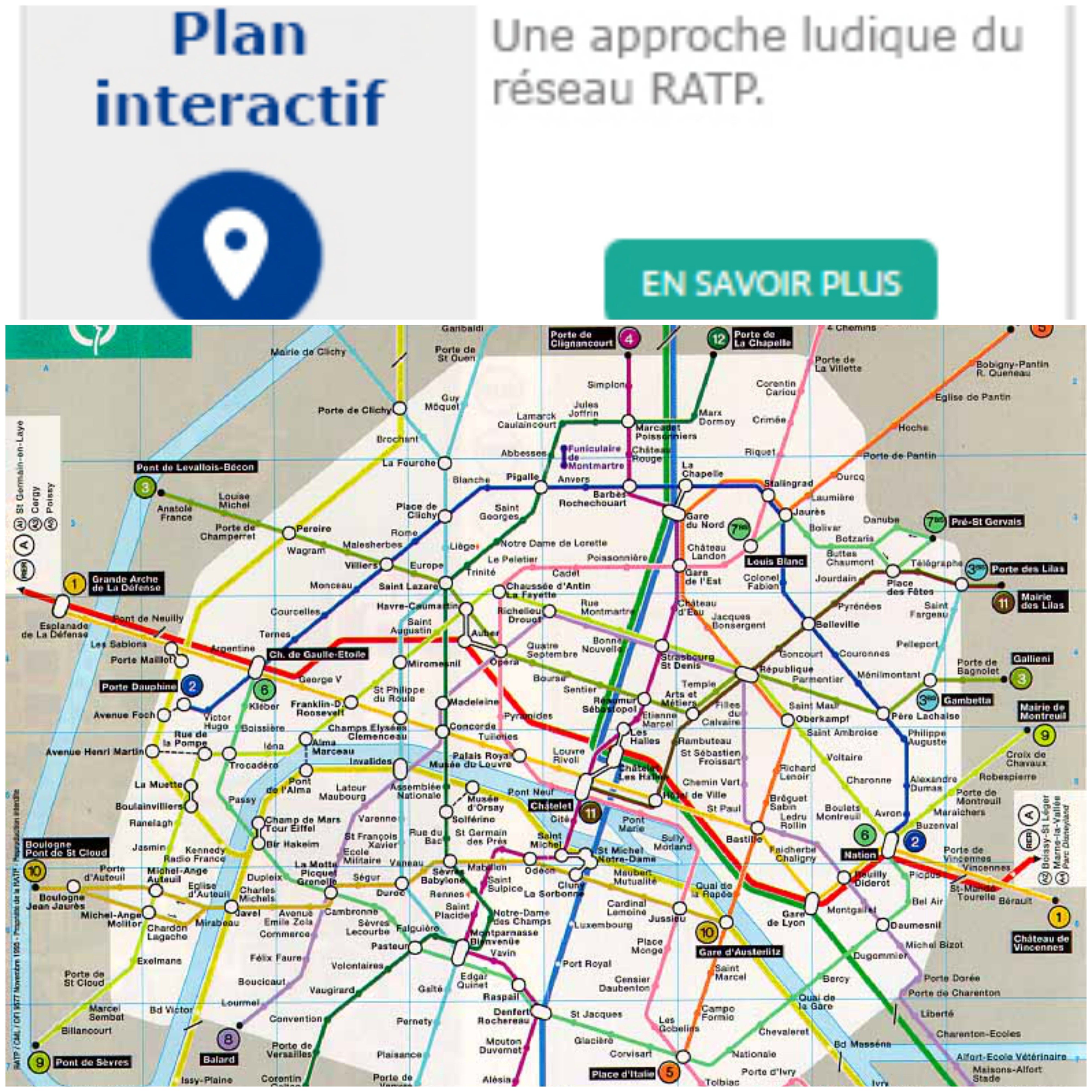 plan métro - Fleur de Porcelaine
